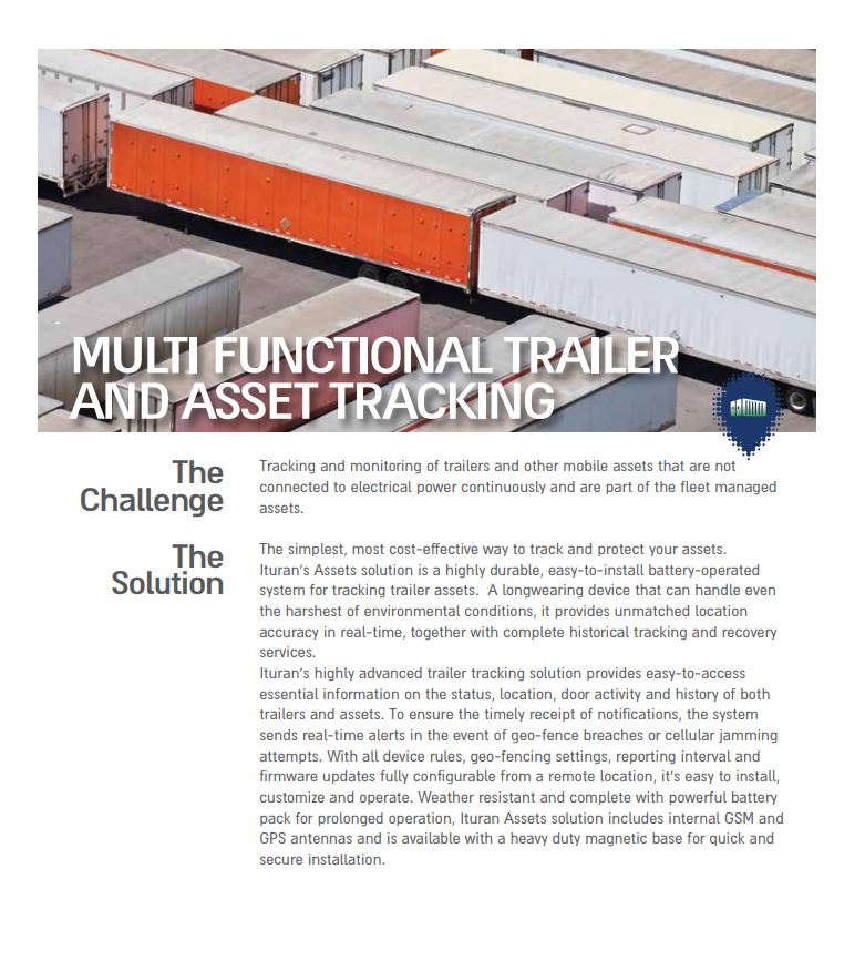 Solutions brochures - Ituran Global