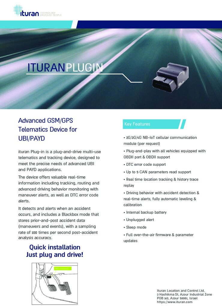 Devices brochures - Ituran Global