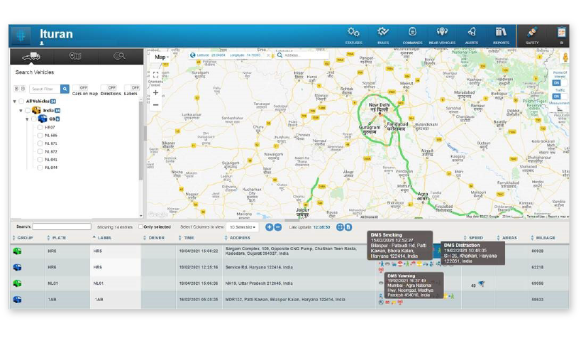 Driver Monitoring System (DMS) - Ituran Global